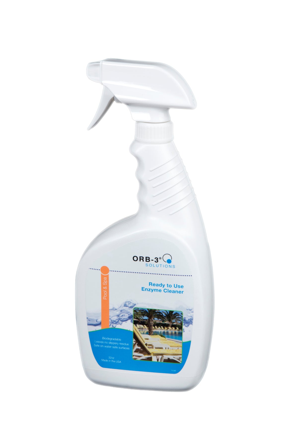 Orb-3 Pool & Spa Enzyme Cleaner safe, effective — Great Lakes Bio Systems